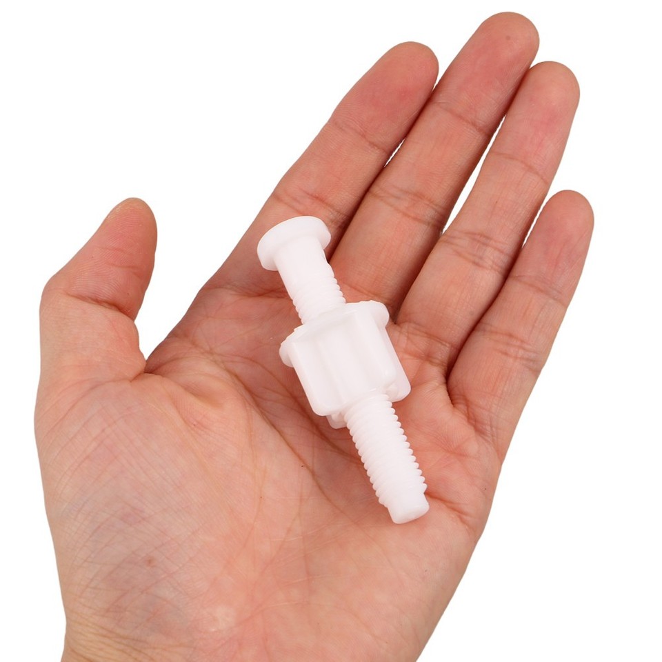 10pcs Plastic Toilet Seat Screws: Toilet Seat Repair Accessories Bolt ...