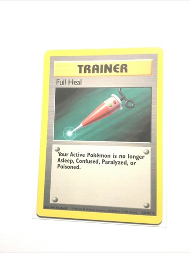 FULL HEAL - 82/102 - Base Set - Pokemon Card - MP | eBay