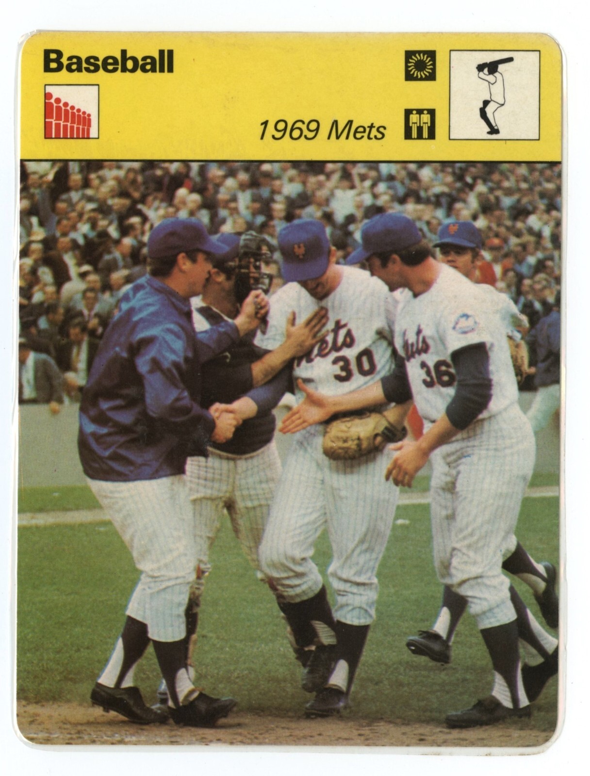 1969 Mets - Baseball Sportscasters Card- LAMINATED | eBay
