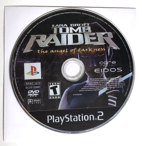 Lara Croft Tomb Raider The Angel of Darkness Sony Playstation 2 2003 ...