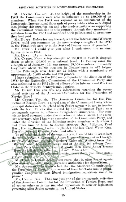 Conspiracy Expose of Soviet Agents in America MATT CVETIC espionage ...