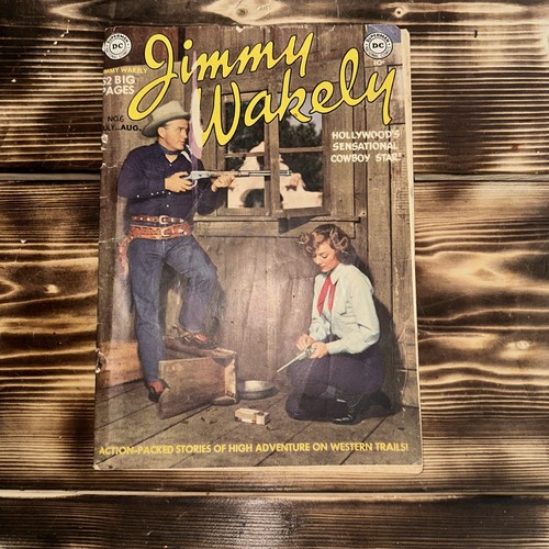 JIMMY WAKELY #6 1950 DC COMICS PHOTO COVER HOLLYWOOD'S SENSATIONAL ...