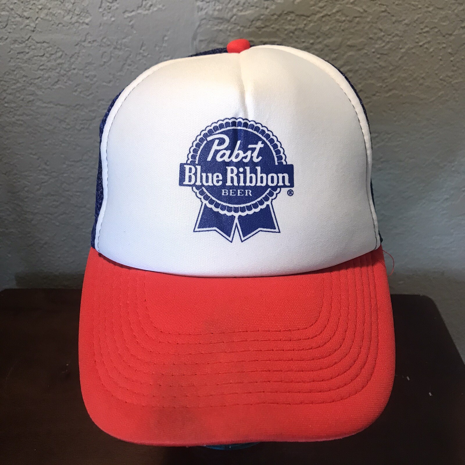Pabst Blue Ribbon Mesh Trucker Hat PBR Beer - Gem