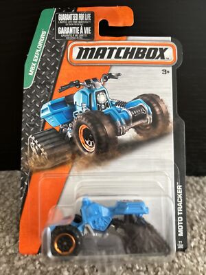 New 2015 Matchbox Moto Tracker 77/120 MBX Explorers Snow Mud Quad Moto ...