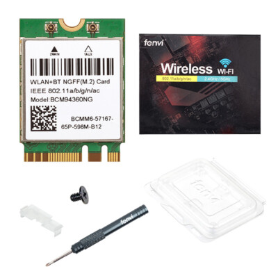 Hackintosh PC BCM94360NG WiFi Bluetooth Card Dual Band NGFF Wifi ...