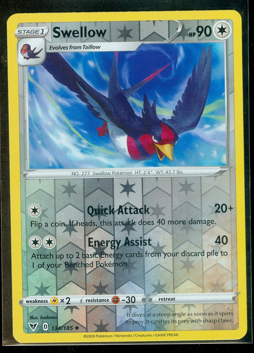 Pokemon Swellow Evolution Chart