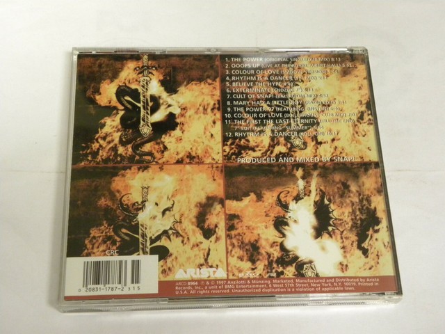 Snap Attack: The Best Of Snap by Snap! (CD, Feb-1997, Arista) for sale ...
