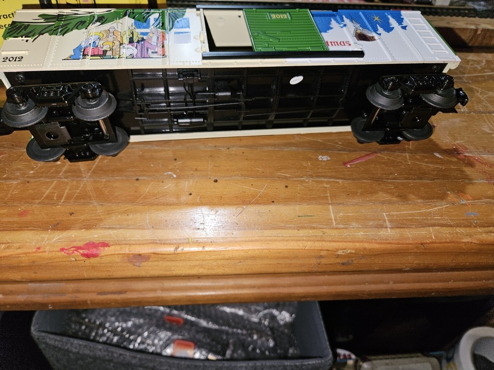 MTH RAILKING O Scale Electric Trains 2012 Christmas Box Car, SEE PHOTOS ...