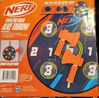 Nerf Over The Door Axe Throw | eBay