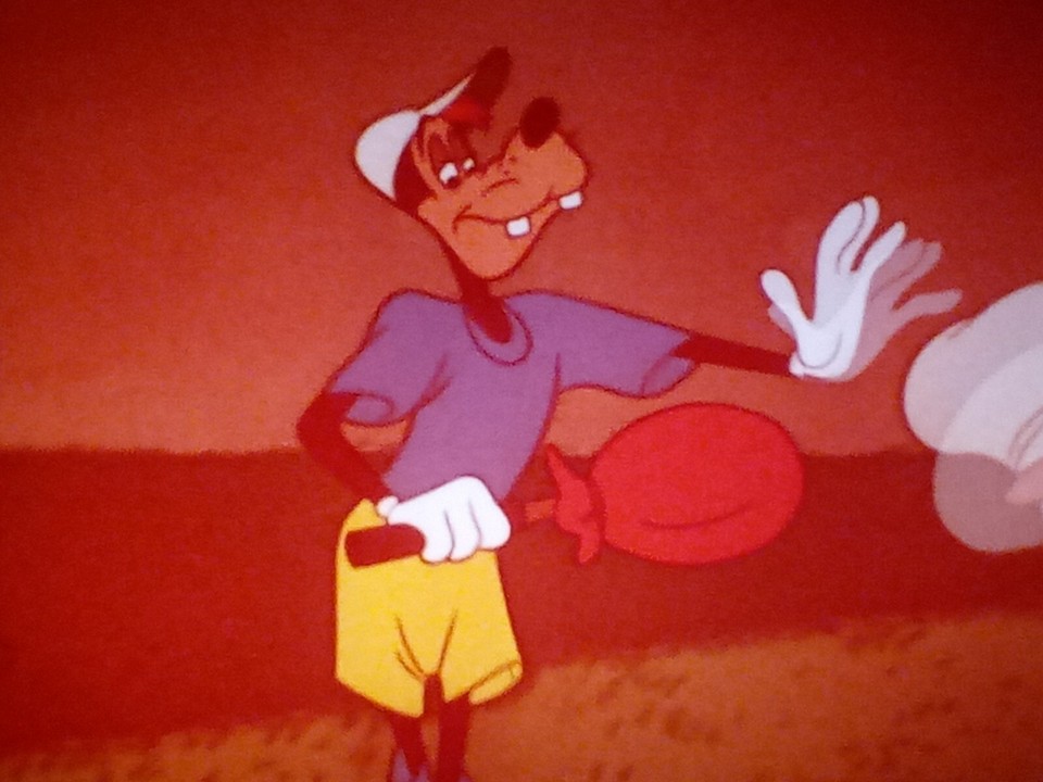 Goofy - Tennis Racquet, Disney, Red Color, 1949, 16mm, 400ft Reel | eBay