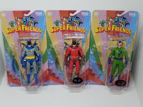 McFarlane Toys DC Retro Super Friends Red Batman and Riddle Platinum ...