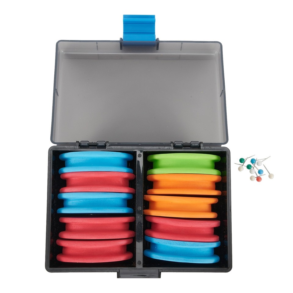 BOX EVA WINDERS RIG Fishing Line winder EVA Foam Rig Winder SET Kit ...