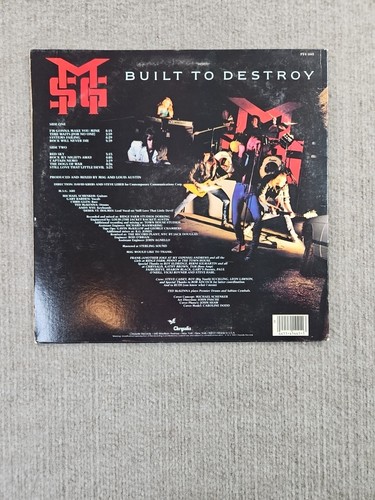 Michael Schenker Group - Built To Destroy LP Vinyl Record Album UFO MSG US MIX | eBay
