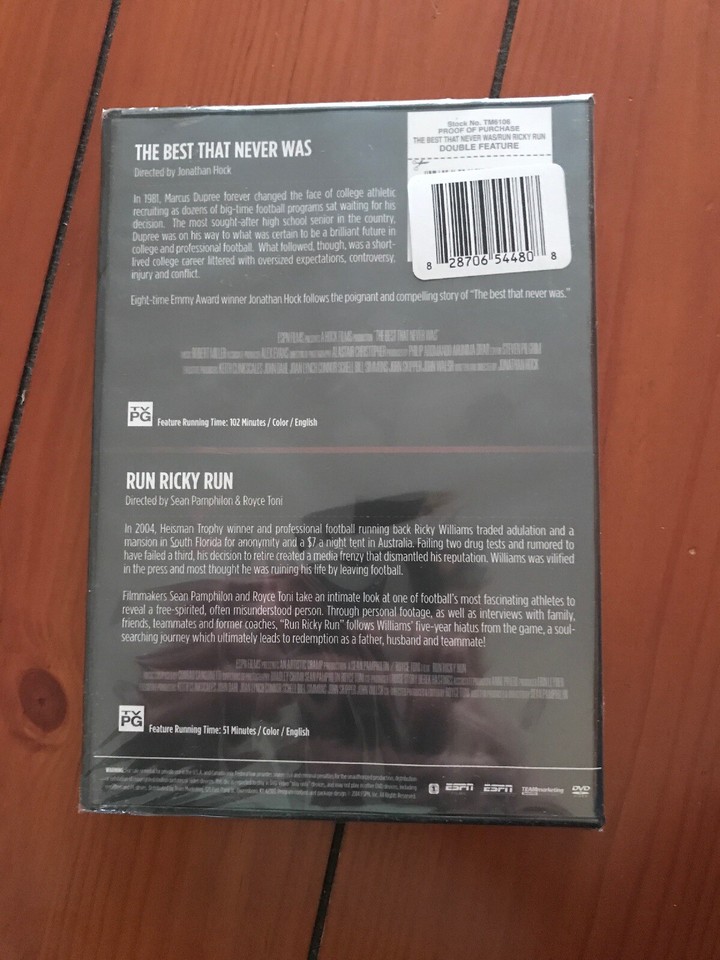 ESPN Films 30 for 30 Double Feature: Best That Never Was and Run Ricky ...