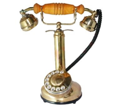 New Antique Style Rotary Dial Maharani Phone Queen Telephone Brass GEc ...
