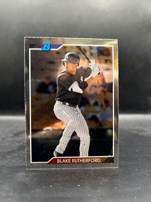 2020 Bowman Heritage #92CP-BR Blake Rutherford Chrome Prospects | eBay