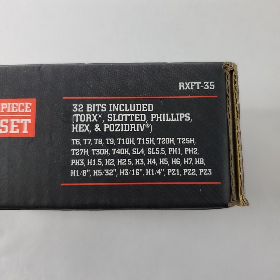 New ICON 35 Piece Locking Flex Head Ratchet & Bit Set Model RXFT-35 ...