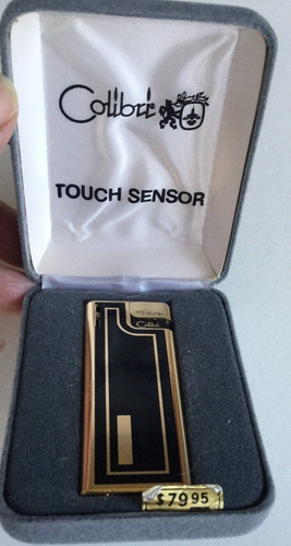VINTAGE COLIBRI LIGHTER TOUCH SENSOR FLIP CIGARETTE LIGHTER NEW IN ...