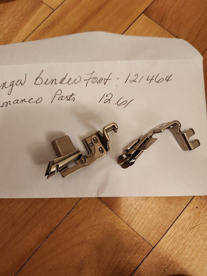 Simanco Shirring/Gathering Foot Zig Zag Foot, Low Shank Hemmer, Screw ...