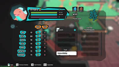 Temtem - PERFECT 7SV Droply Water Affinity | eBay