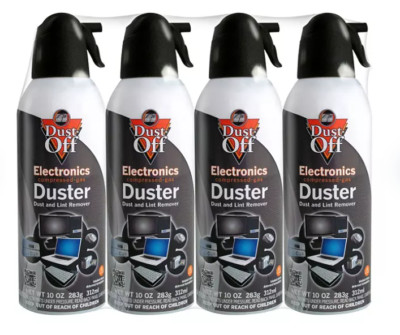 Falcon Dust Off Electronic Compressed Canned Air Gas Duster 10oz (4 ...