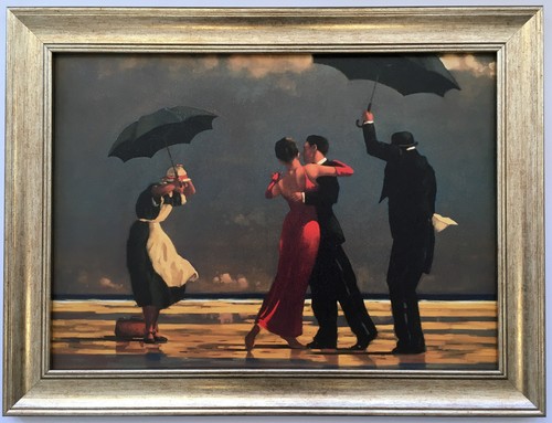 The Singing Butler by Jack Vettriano Framed Canvas Effect Print 55cm x ...