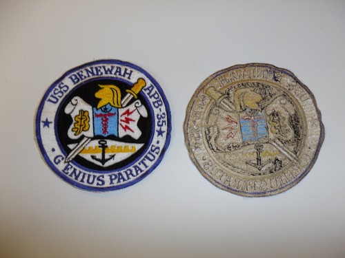 e3514 Vietnam US Navy USS Benewah APB-35 Barracks Ship Me Kong Delta ...