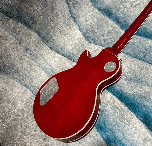 RIP Ace Frehley Electric Guitar Cherry Sunburst Flame Maple Top ...