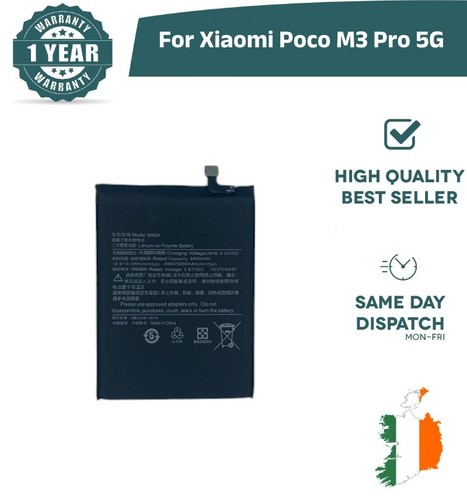 Replacement Battery For Xiaomi Poco M3 Pro 5G M2103K19PG 5000mAh 3.87V ...