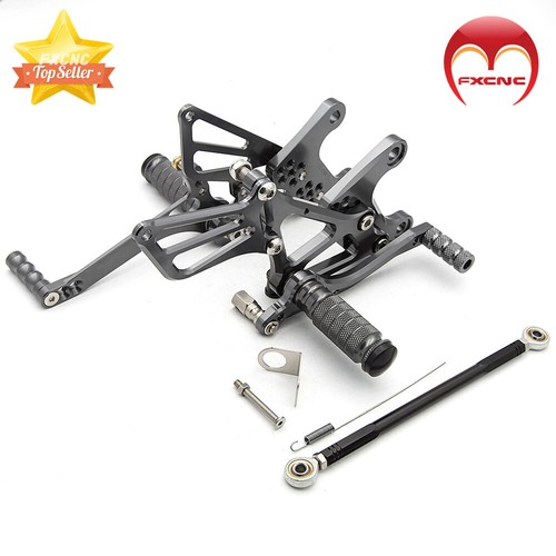 CNC Rearset Rear Set Footpegs For Kawasaki Ninja 600 ZX6R ZX636 2005 ...
