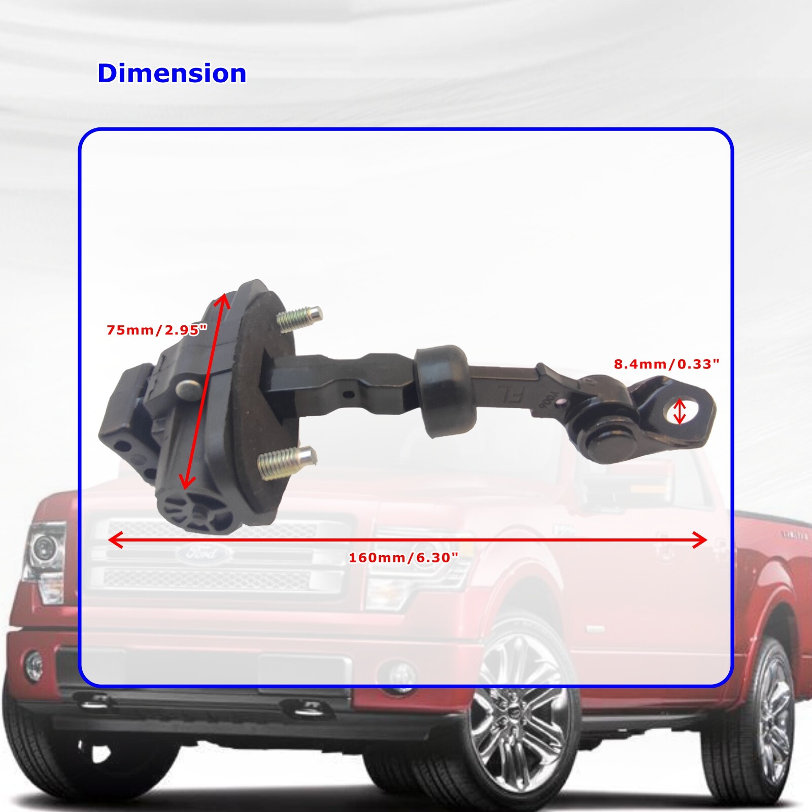 LH or RH Check Stop Strap Front Driver Door Check For Ford F150 ...