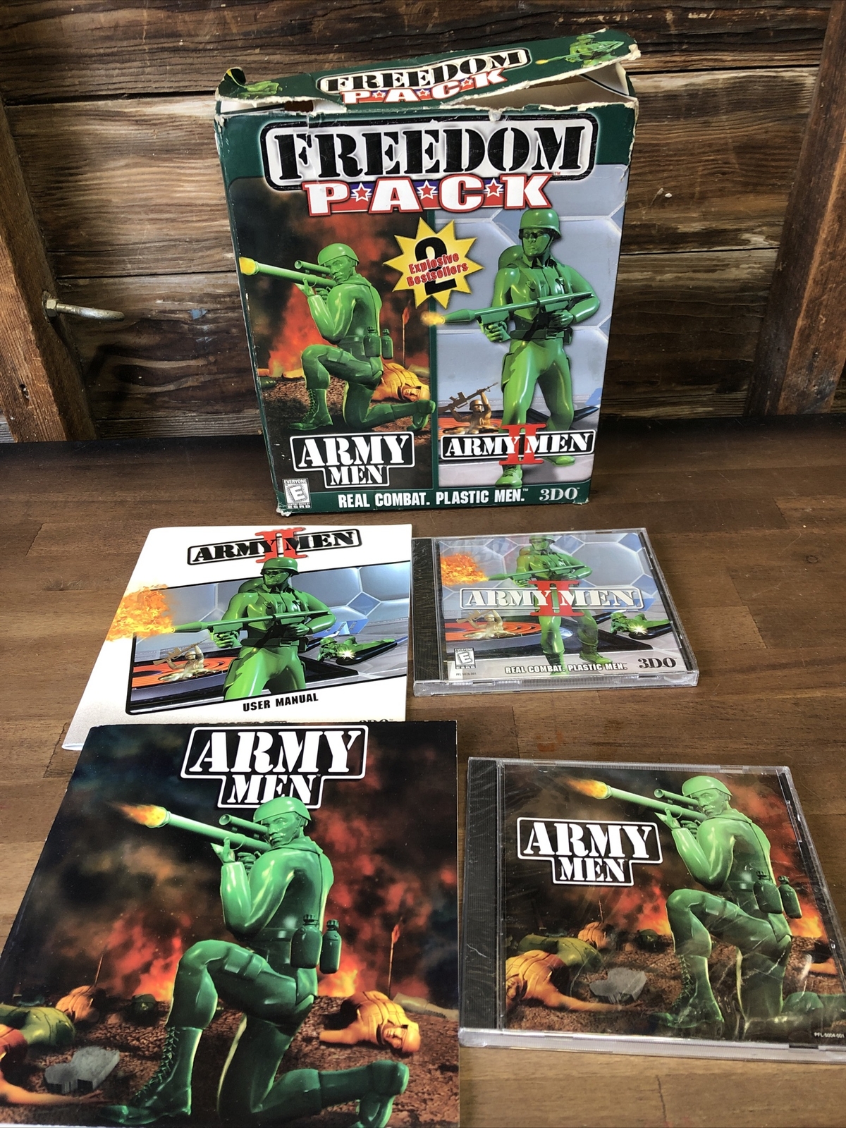 Vintage Army Men (PC) Army Men I & II Big Box PC Game | eBay