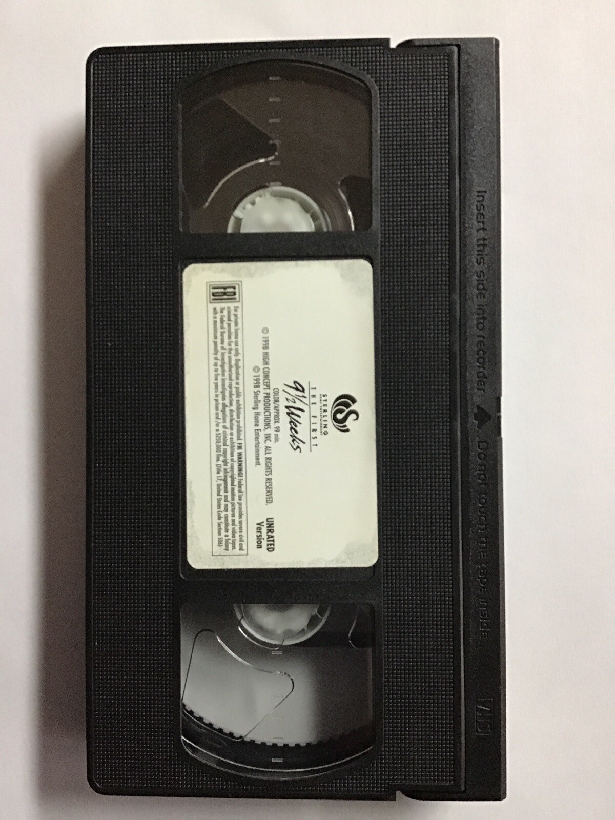 The First 9 1/2 Weeks VHS 1998 658149708235 | eBay