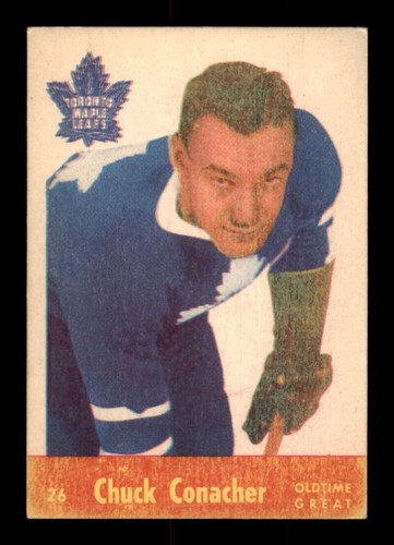 1955-56 Parkhurst #26 Charlie Conacher VG/VGEX Maple Leafs 549747 | eBay