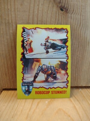 1990 Topps: RoboCop 2: Trading Card: #68 ROBOCOP STUNNED! Ft5 | eBay