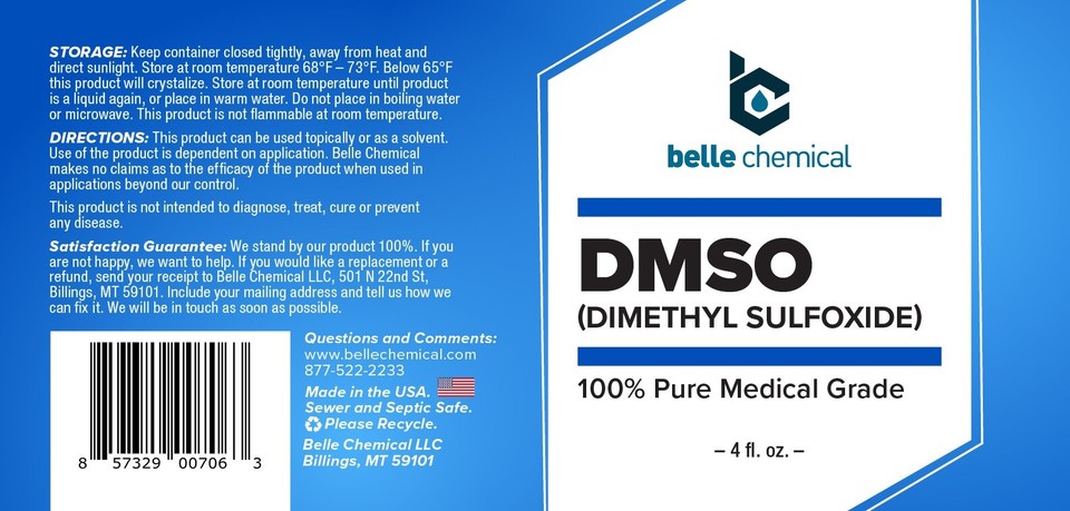 DMSO Liquid 100% Pharmaceutical Grade Dimethyl Sulfoxide - Glass Bottle ...
