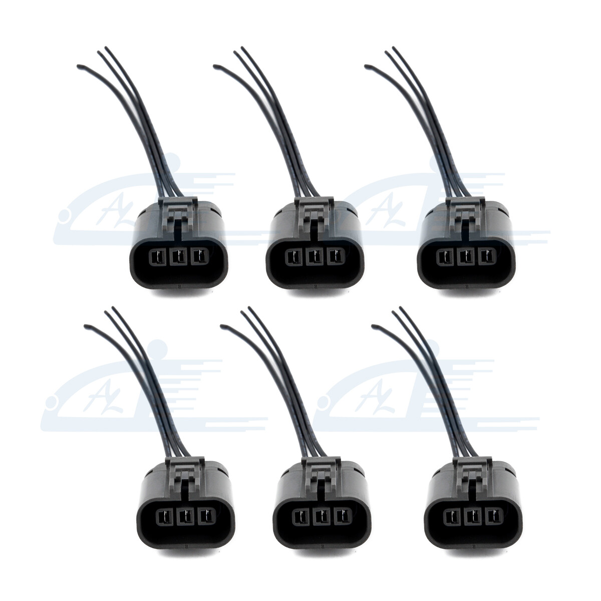 6x Ignition Coil Pack Wiring Connector Pigtail for Nissan 300zx z32 ...