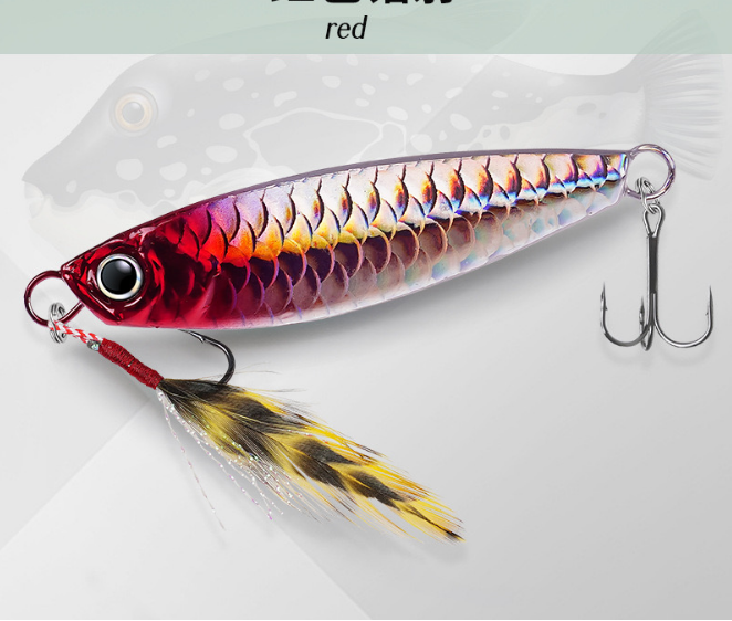 10PCS Fishing All Pelagic Road Runner Baits Iron Plate Metal Spinner ...