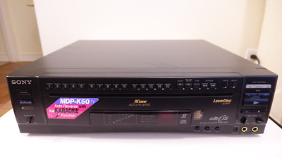 Sony MDP-K50 AV Laser NTSC LaserDisc Karaoke CD CDV LD Player Auto ...