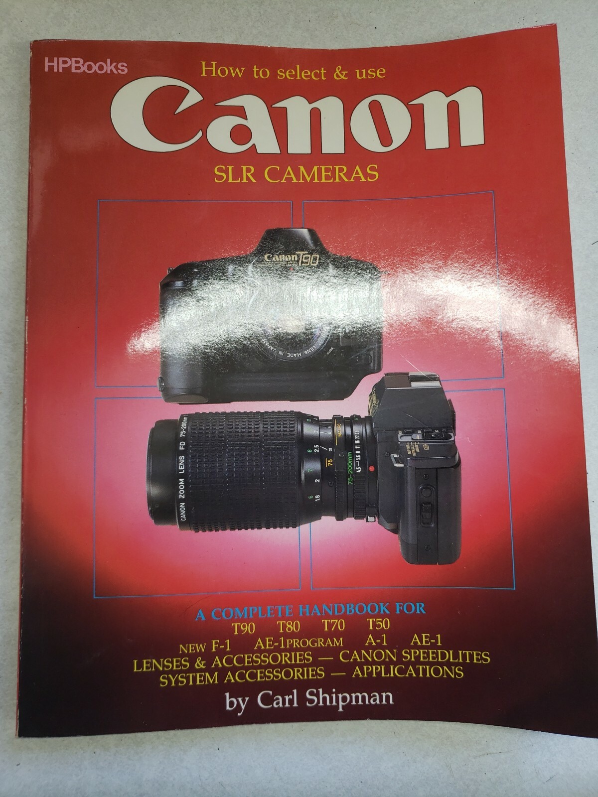 How to Select and Use Canon SLR Cameras 1987 Carl Shipman Photography ...