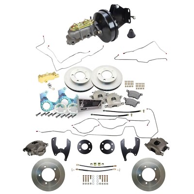Fits 1982-86 Jeep CJ7 CJ5 Std. Pwr Front and Rear Disc Brake Conversion ...