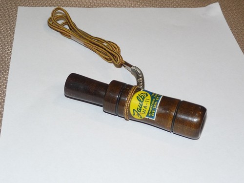 Vintage FAULK'S WA-11 DUCK CALL w/Lanyerd | eBay