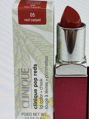 Clinique Pop Reds Lip Color + Cheek 3.6g (05 Red Carpet) | eBay