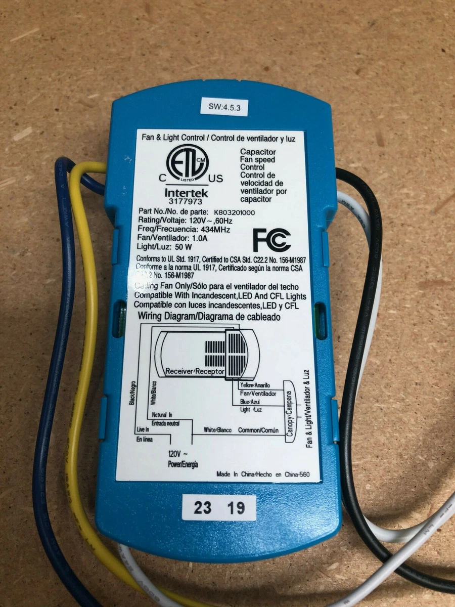 Hunter Ceiling Fan Receiver Repair | Shelly Lighting