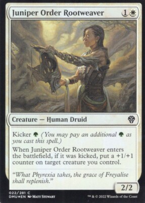 2X JUNIPER ORDER ROOTWEAVER 022/281 FOIL DOMINARIA UNITED MTG MAGIC NM ...