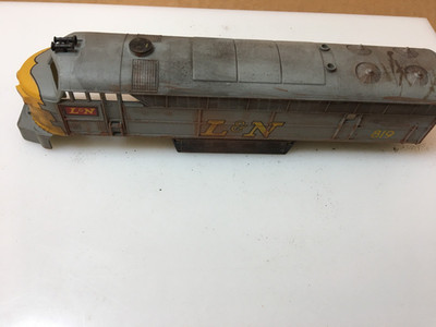 Weathered L&N Diesel Locomotive 819 Shell ONLY HO Scale Trains | eBay