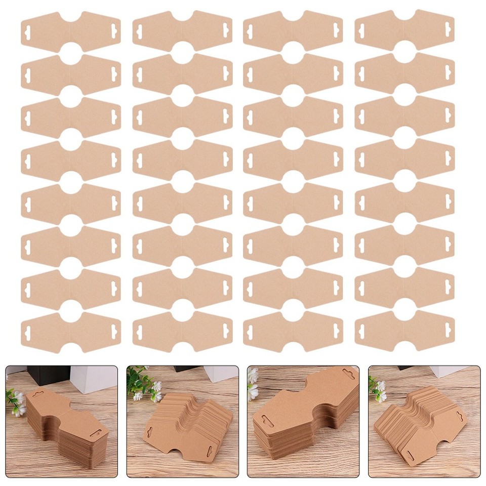 200 Pcs Earring Packaging Cards Necklace Display Jewelry Hanging | eBay ...