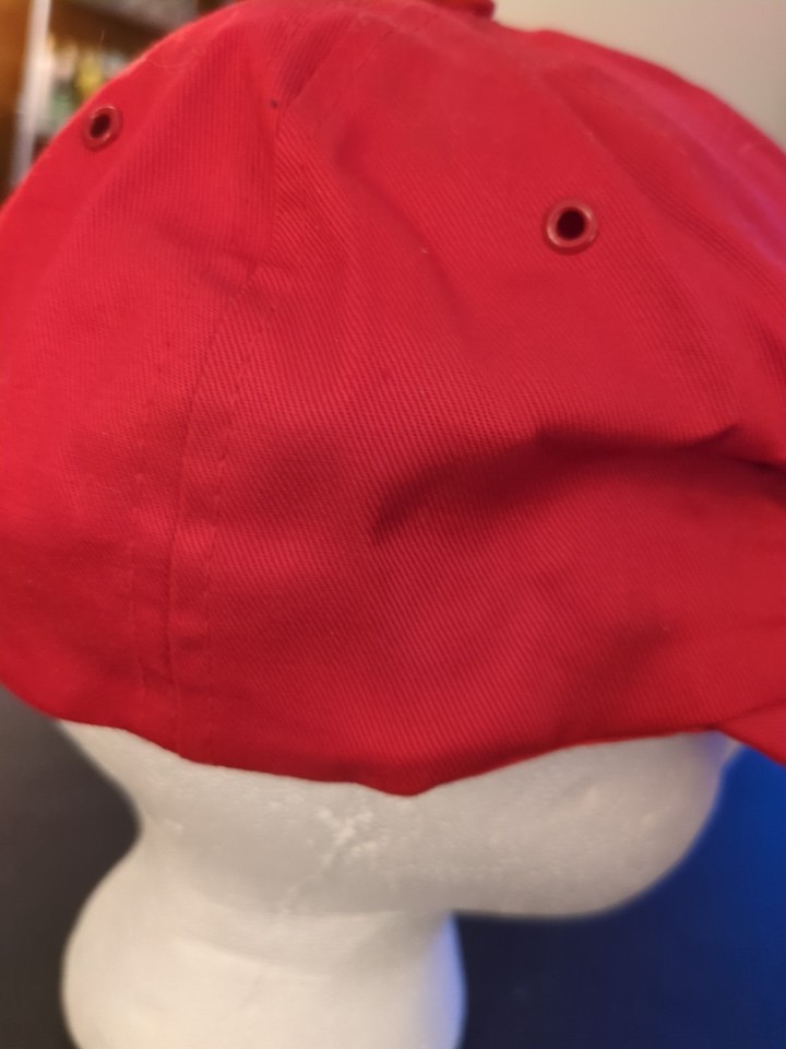 Vintage Marlboro Racing Team Hat 1992 90s Red Canvas Snapback Cap ...