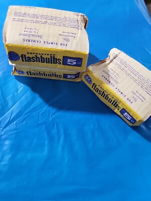 12 Blue Bulbs General Electric 5B Flashbulbs | eBay