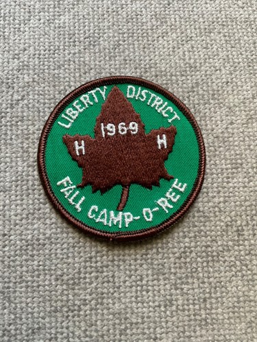 Liberty District 1969 Patch Fall Camporee BSA Boy Scouts of America Vintage | eBay